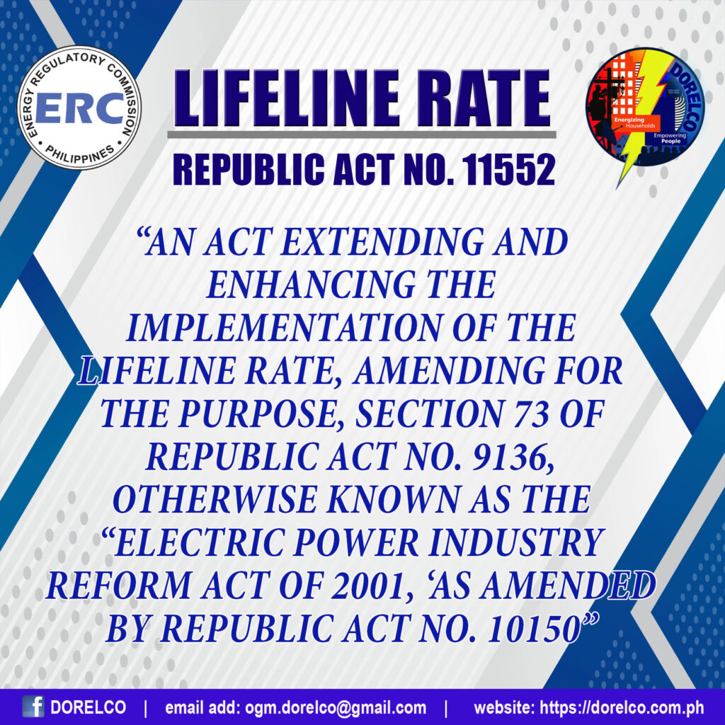 DOE, ERC and DSWD signed the IRR of RA 11552 – Don Orestes Romualdez ...