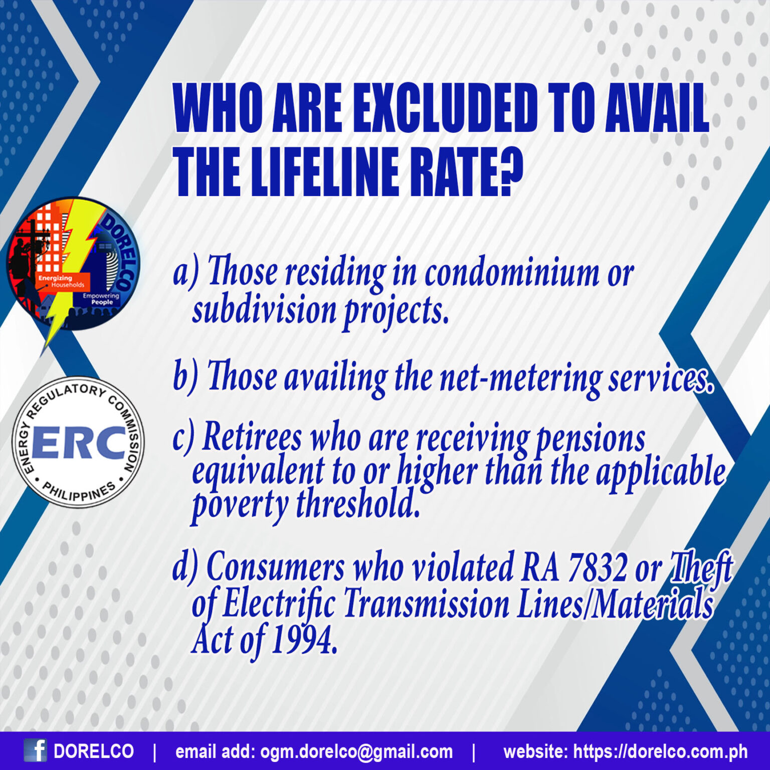 DOE, ERC and DSWD signed the IRR of RA 11552 – Don Orestes Romualdez ...